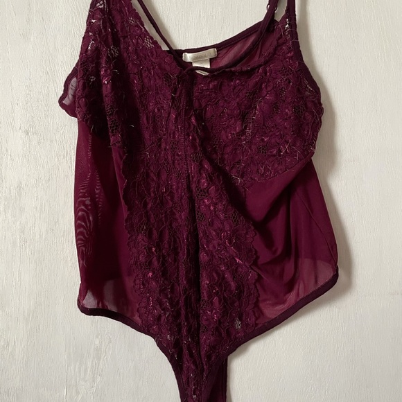 Tops | Plus Size Lace Bodysuit | Poshmark